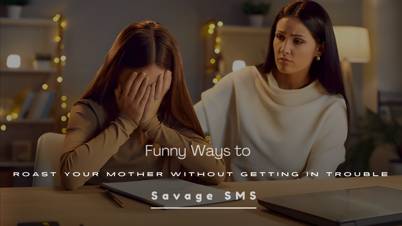 250+ Funny Ways to Roast Your Mom Without Getting in Trouble - Savage SMS